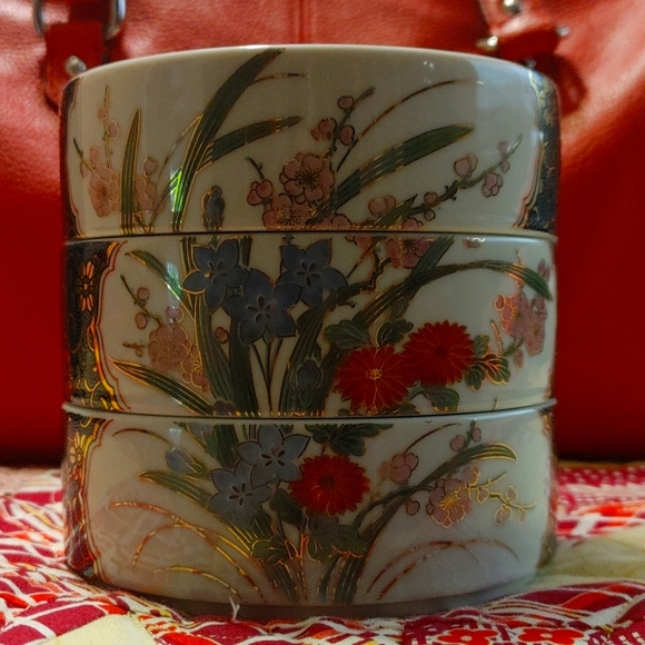 Kitchen | Vintage Porcelain China Stacking Bowls | Poshmark